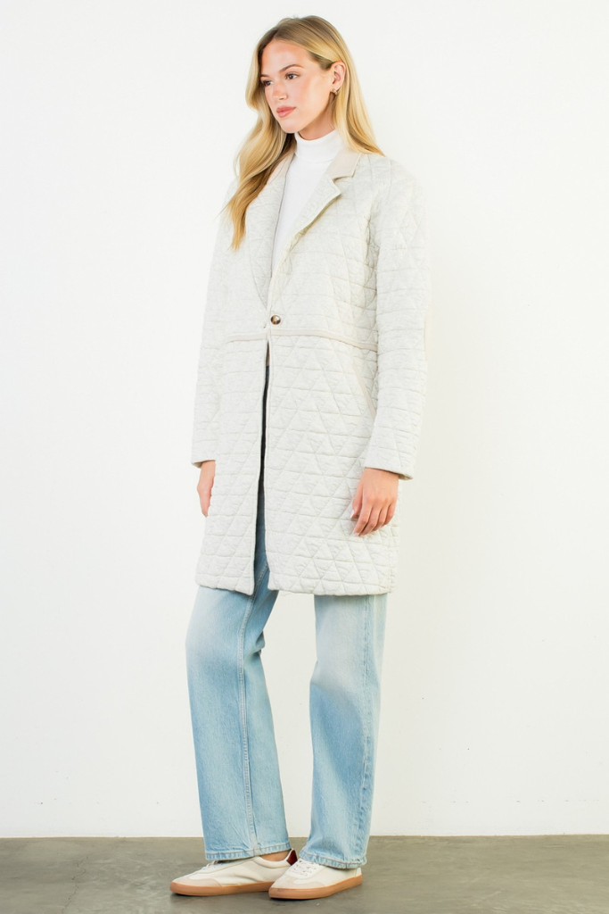 Laura quilted coat – Sloane Boutique